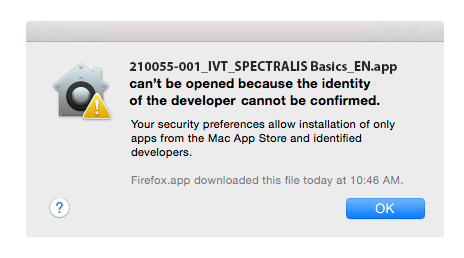 HE Academy: Anleitung bei Erhalt einer Mac-Fehlermeldung