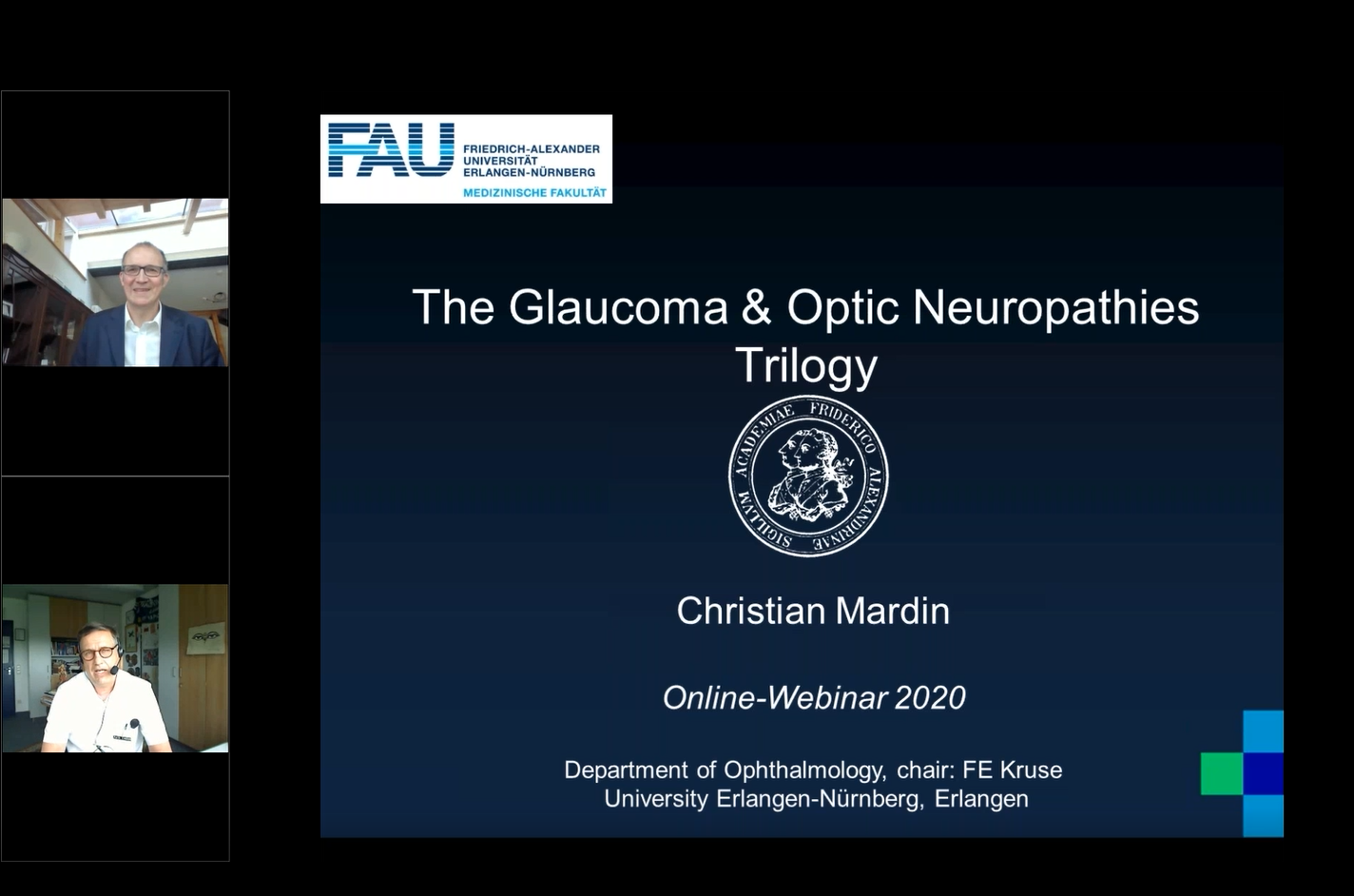 HE Academy: Aufgezeichnete Webinare – Glaukom – DE/CH